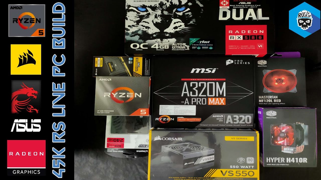 45K BUDGET BEST GAMING AND EDITING PC | FULL AMD BUILD | - YouTube