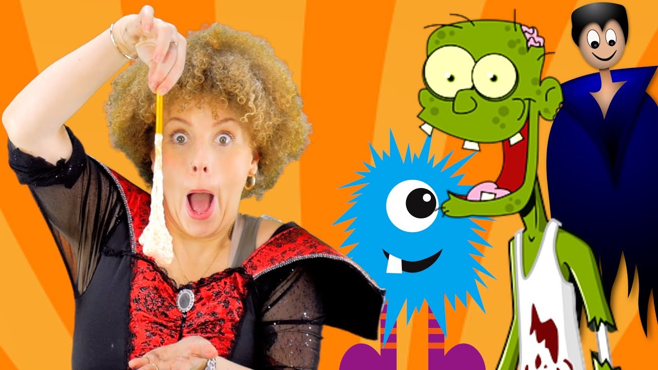 Halloween Kids Songs And Nursery Rhymes With Fuzzy Jane - YouTube