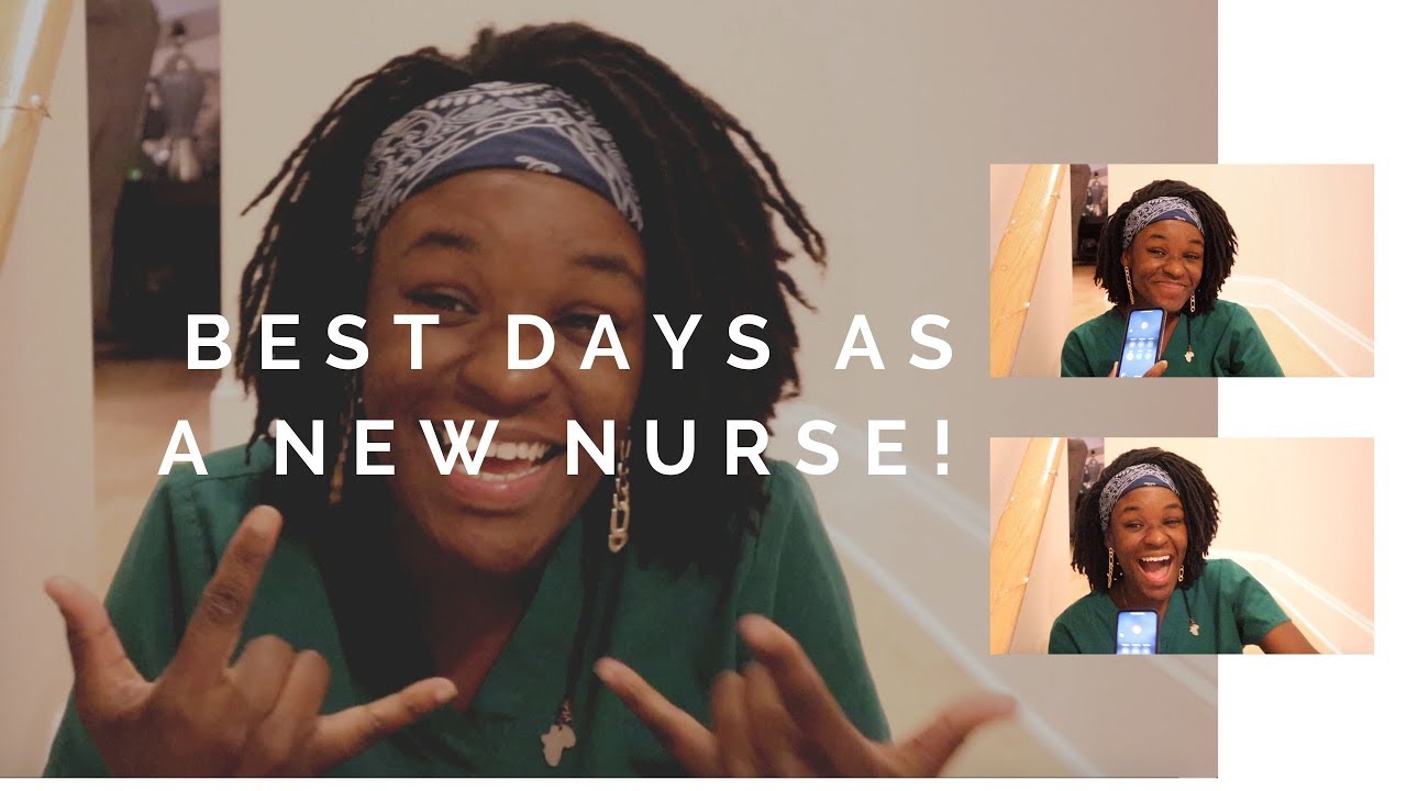 BEST DAYS AS A NEW NURSE! | (first day on my own) - YouTube