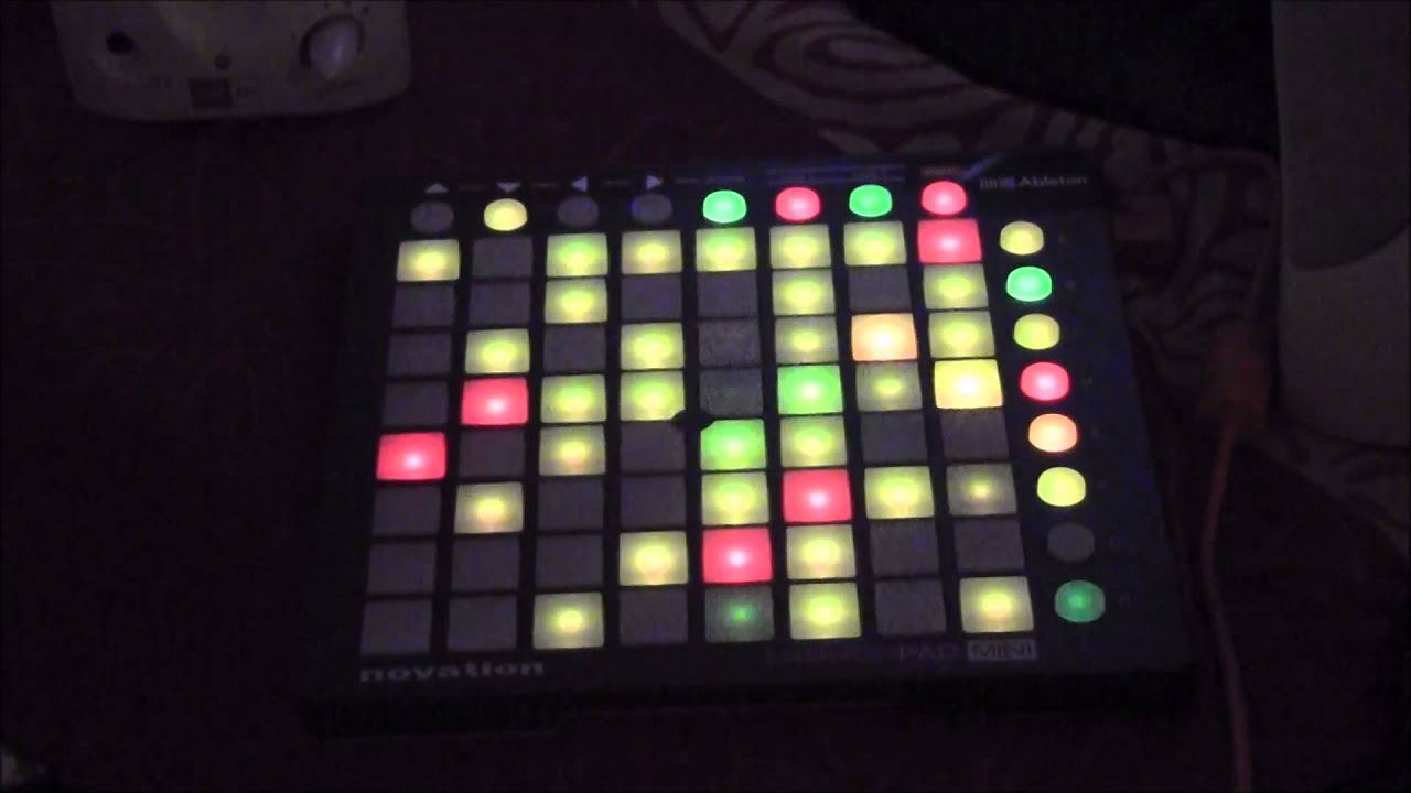 Launchpad mini Radioactive remix light sohow - YouTube