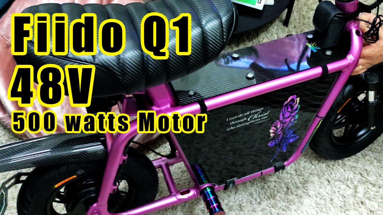 First Look at Fiido Q1 48V 500Watts Motor | Dubai Build by CHEF ...