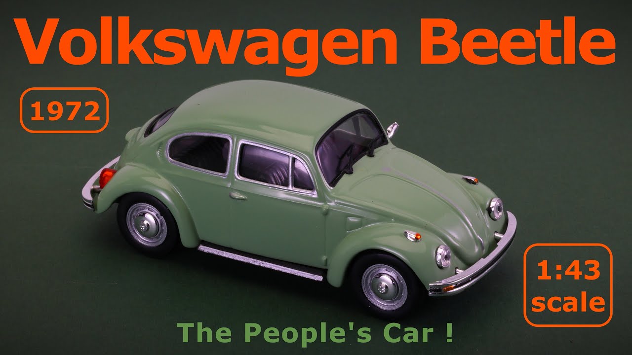 Volkswagen Beetle - 1/43 Scale model car - DieCast & Cars - YouTube
