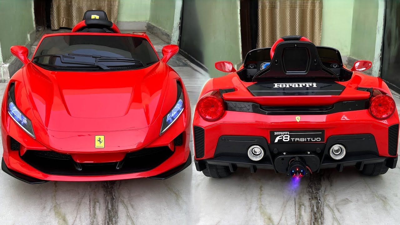 RC Ferrari F8 Car Upgraded with Smoke System Unboxing & Testing🔥🔥 - YouTube