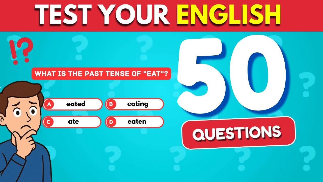 "Can You Answer These 60 Basic English Questions? | Beginner Level Quiz" - YouTube