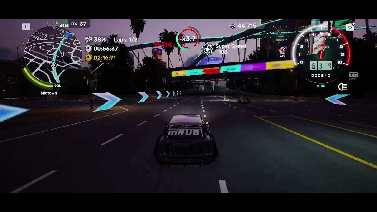 RS6 Highway Drag Car Takes On Topspeed 2 Lap Circuit TimeAttack ...