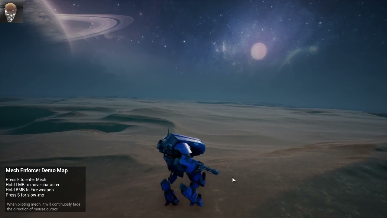 2022 Unreal engine 4 hybrid Top down Mech and pilot with sci fi scene ...