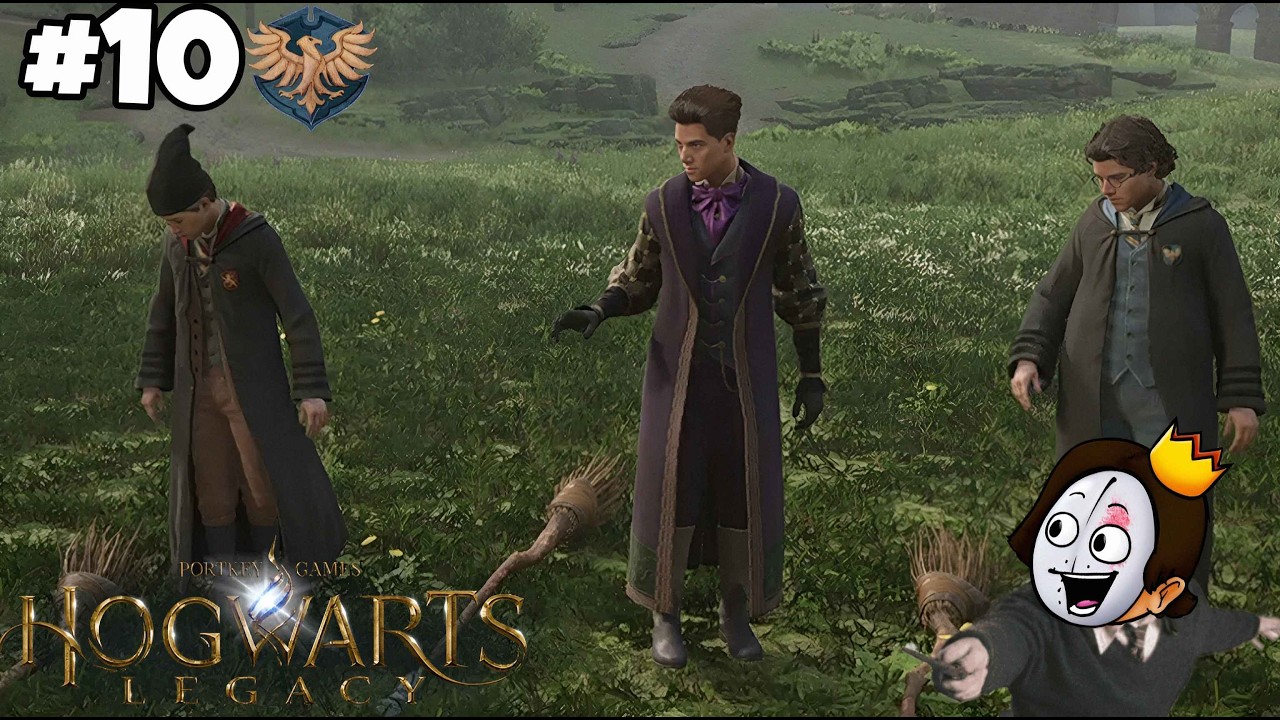 Hogwarts Legacy - #10 - Brooms Class & The Room of Requirement!! - YouTube