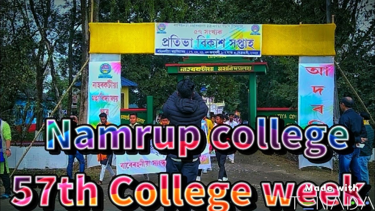 Namrup college 57 th college week - YouTube