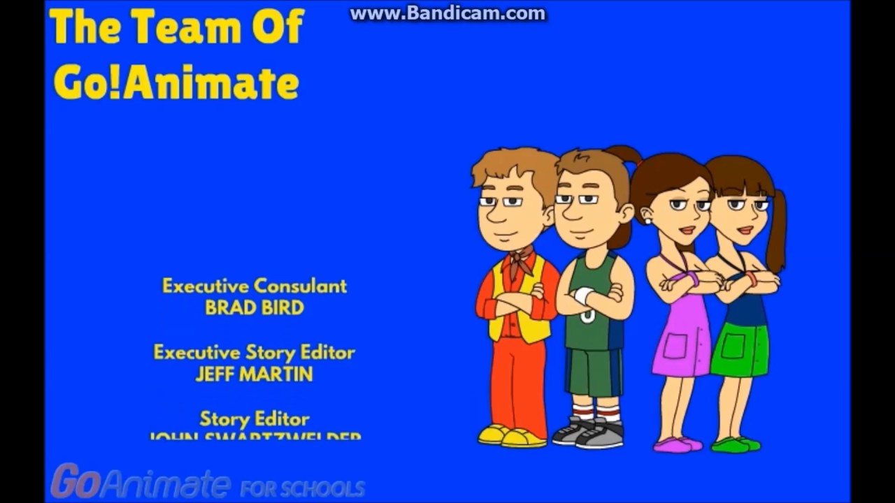 The Team of GoAnimate (1989) 2017 GoAnimate Network Digital Plaster ...