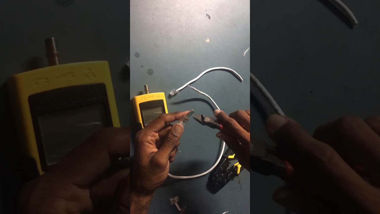 How To Make An Internet Cable - YouTube