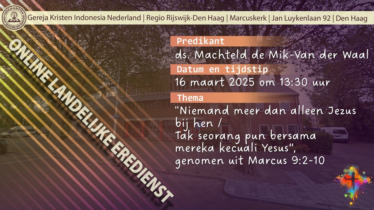 GKIN Online Eredienst, 16 maart 2025 o.l.v. ds. Machteld de Mik-Van der ...
