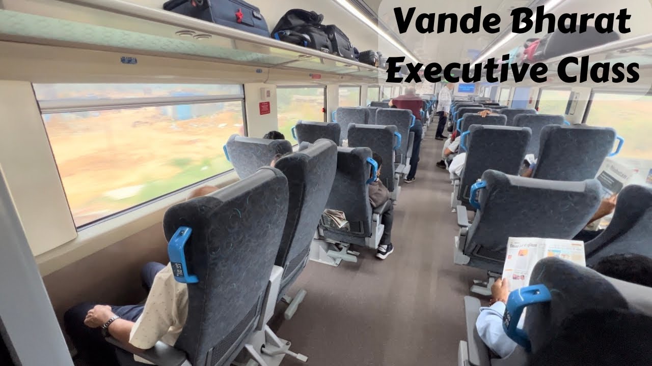 Vande Bharat Express Executive Coach | Mumbai to Gandhingr Capital ...