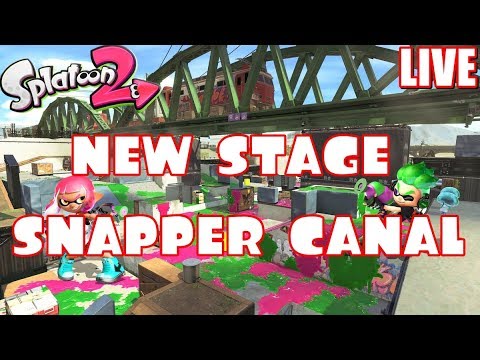 [ SPLATOON 2 ] New Stage Snapper Canal - Turf War Gameplay - YouTube