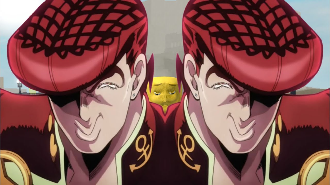 Josuke laughs when he does SBR in YBA. - YouTube