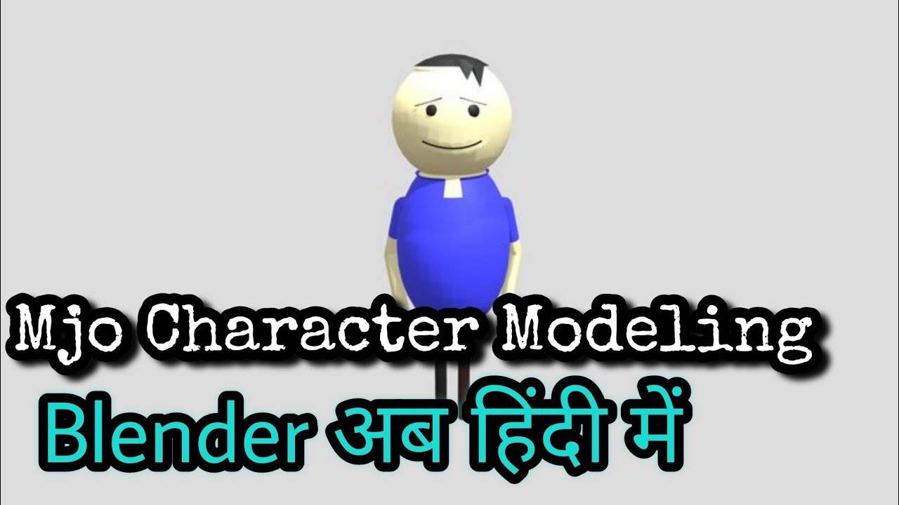 Basic character modeling like MJO ||#MJOcharacter modeling. - YouTube