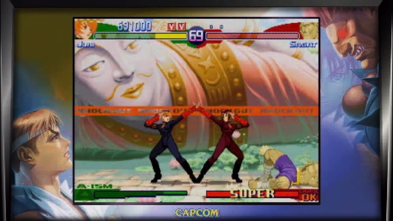 Street fighter alpha 3 Juli and Juni gameplay - YouTube