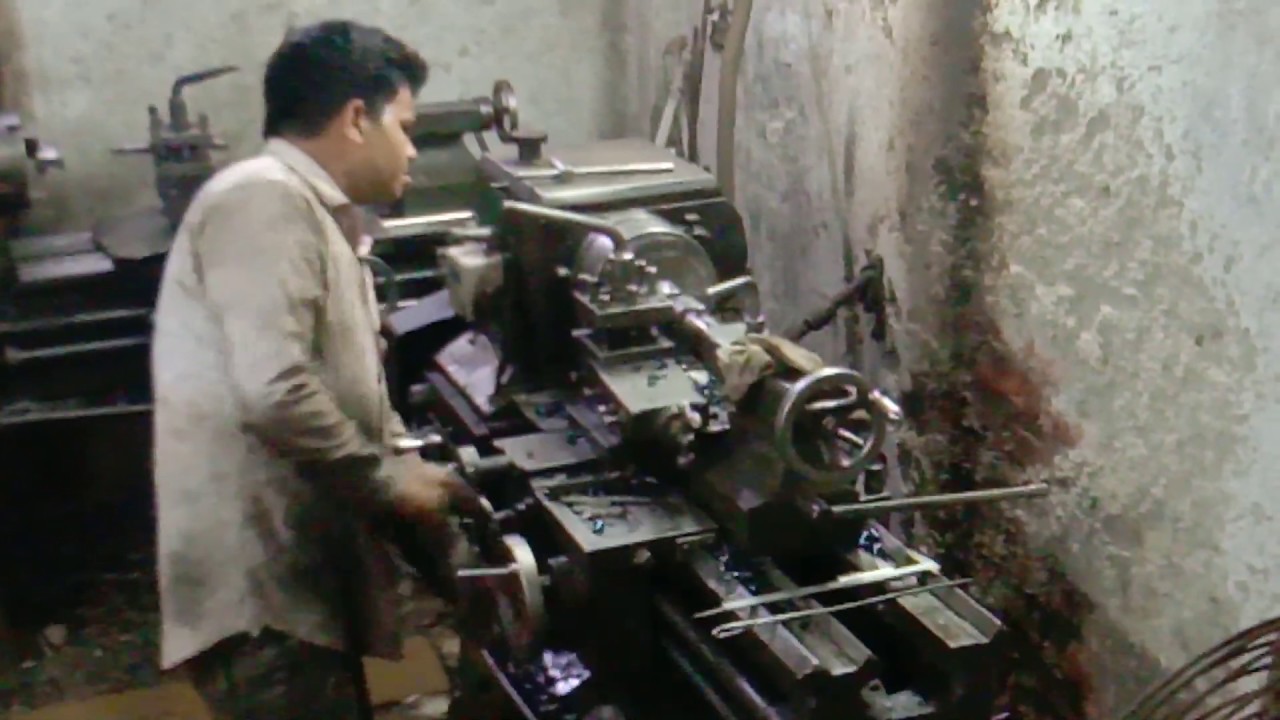 Kharad machine work।। खराद मशीन वर्क - YouTube