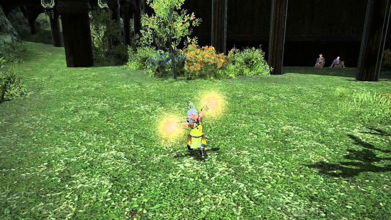 FFXIV Lalafell emote glitch - YouTube