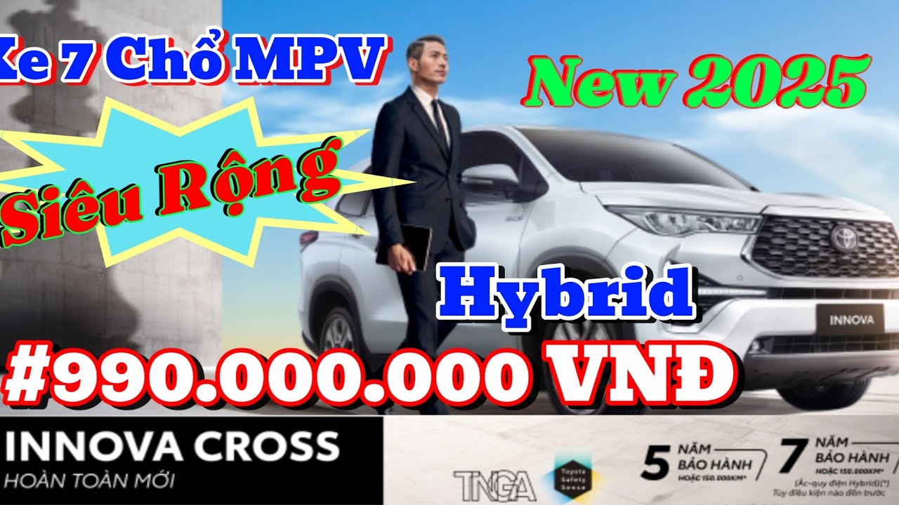 Chiếc Xe 7 Chổ Đáng Mua Nhất 2025, Toyota Inova Cross hybrid. Giá chỉ ...
