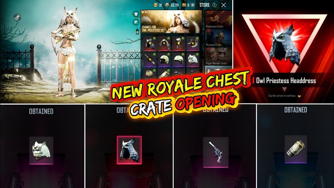 PUBG NEW STATE ROYALE CHEST CRATE OPENING | PUBG NEW STATE CRATE ...