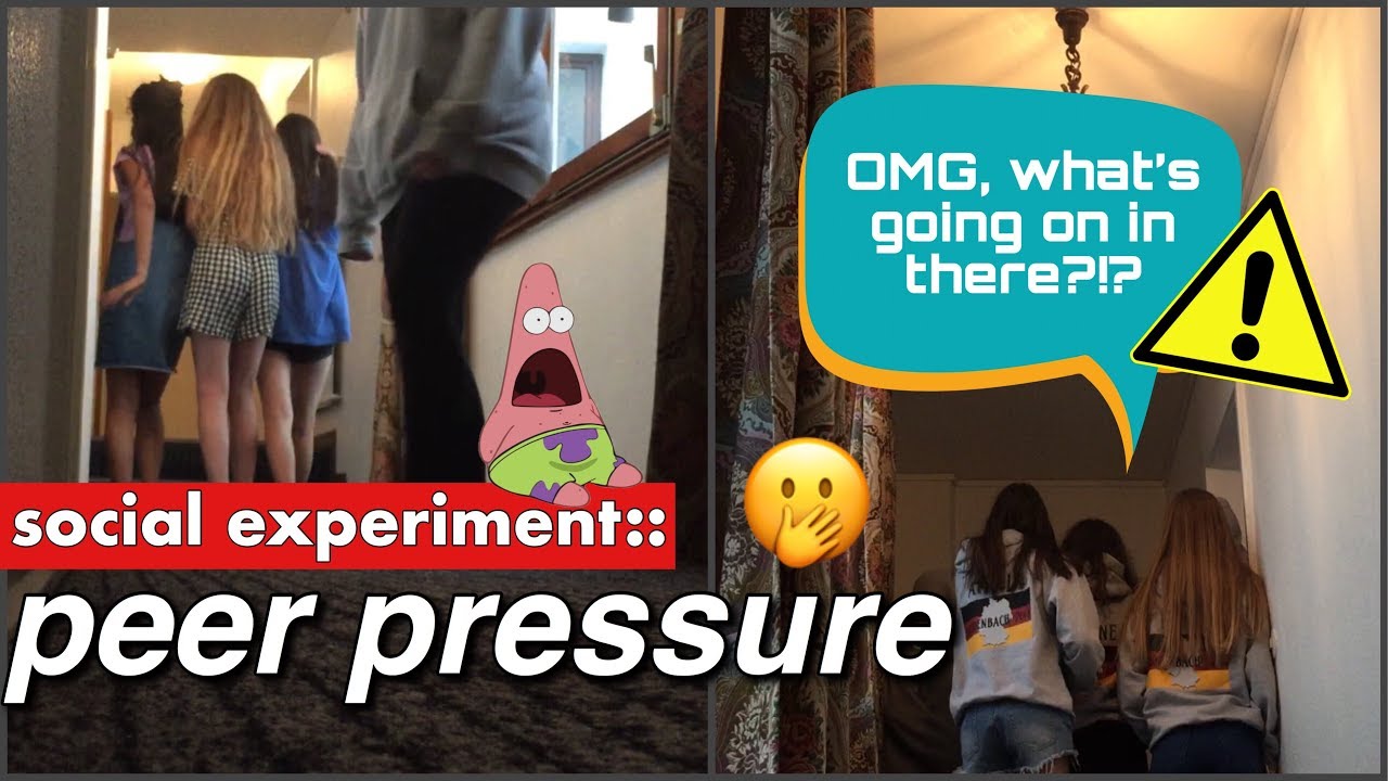 Peer Pressure - Social Experiment || precioussXD - YouTube