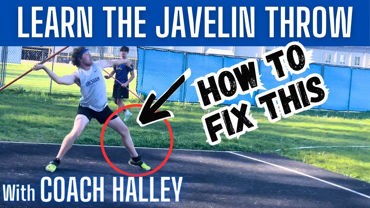 Javelin Throw - Avoid this Common Mistake during the block - YouTube