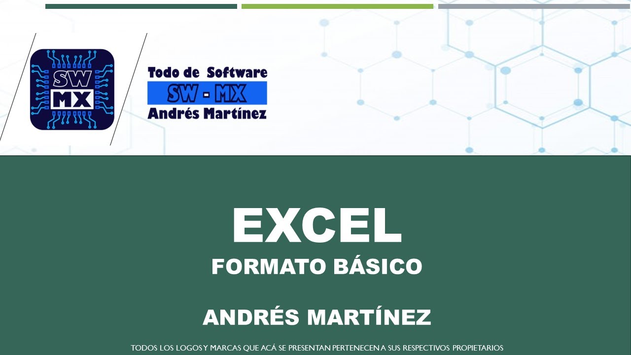 EXCEL | APLICAR FORMATO BÁSICO - YouTube
