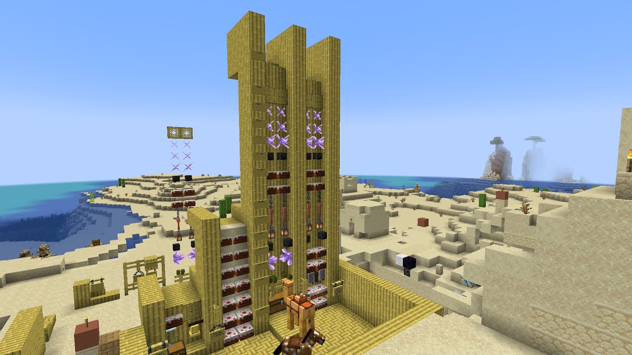 Most efficient Minecraft stairs with camel (17 blocks) - YouTube