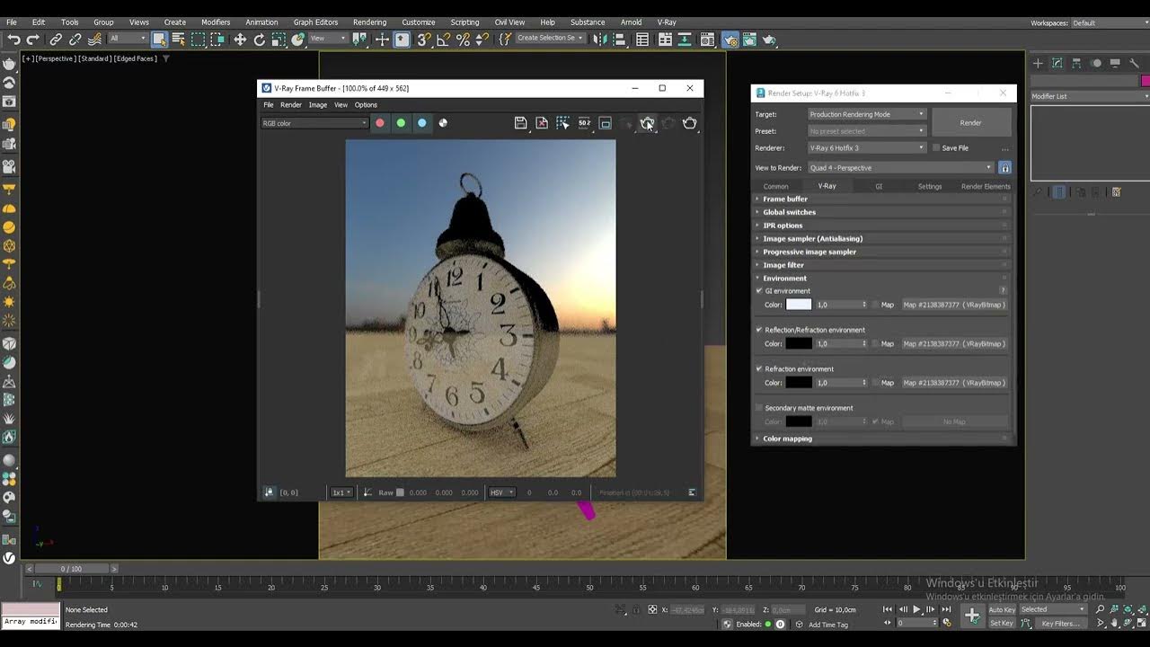 Best Vray Render Settings Tutorials #4 Environment. Perfect Render Settings in 3ds Max with V ...