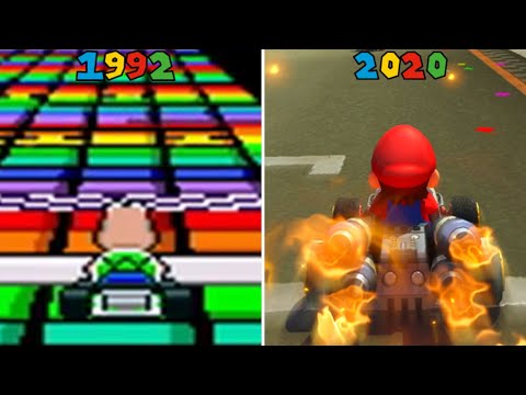 EVOLUTION OF MARIO KART GAMES (1992-2020) #mariokart #mariokartwii # ...