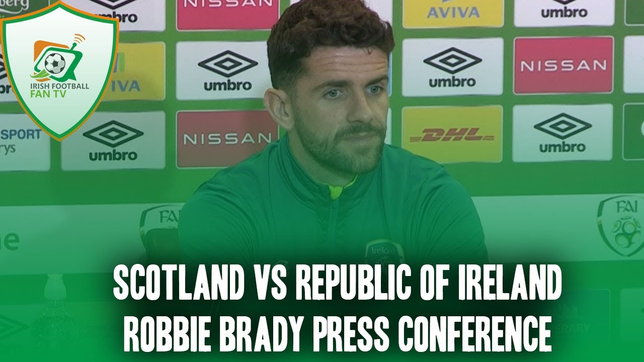 Scotland vs Republic of Ireland | Robbie Brady | Press Conference - YouTube