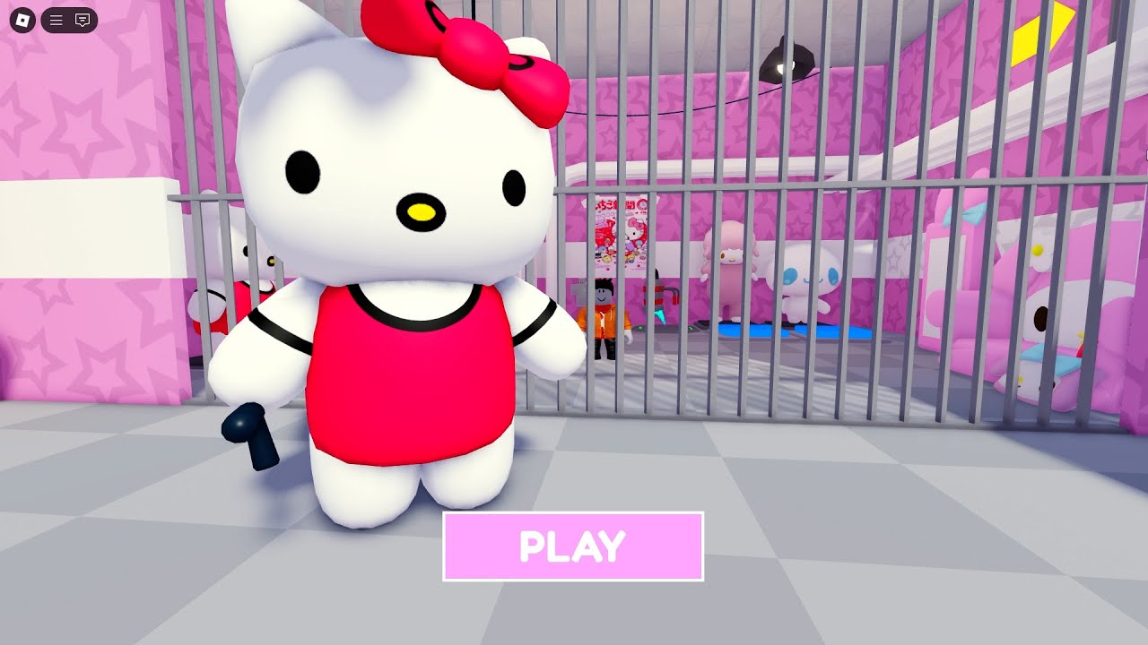 HELLO KITTY'S PRISON RUN (Obby) New Update - Roblox Walkthrough FULL ...