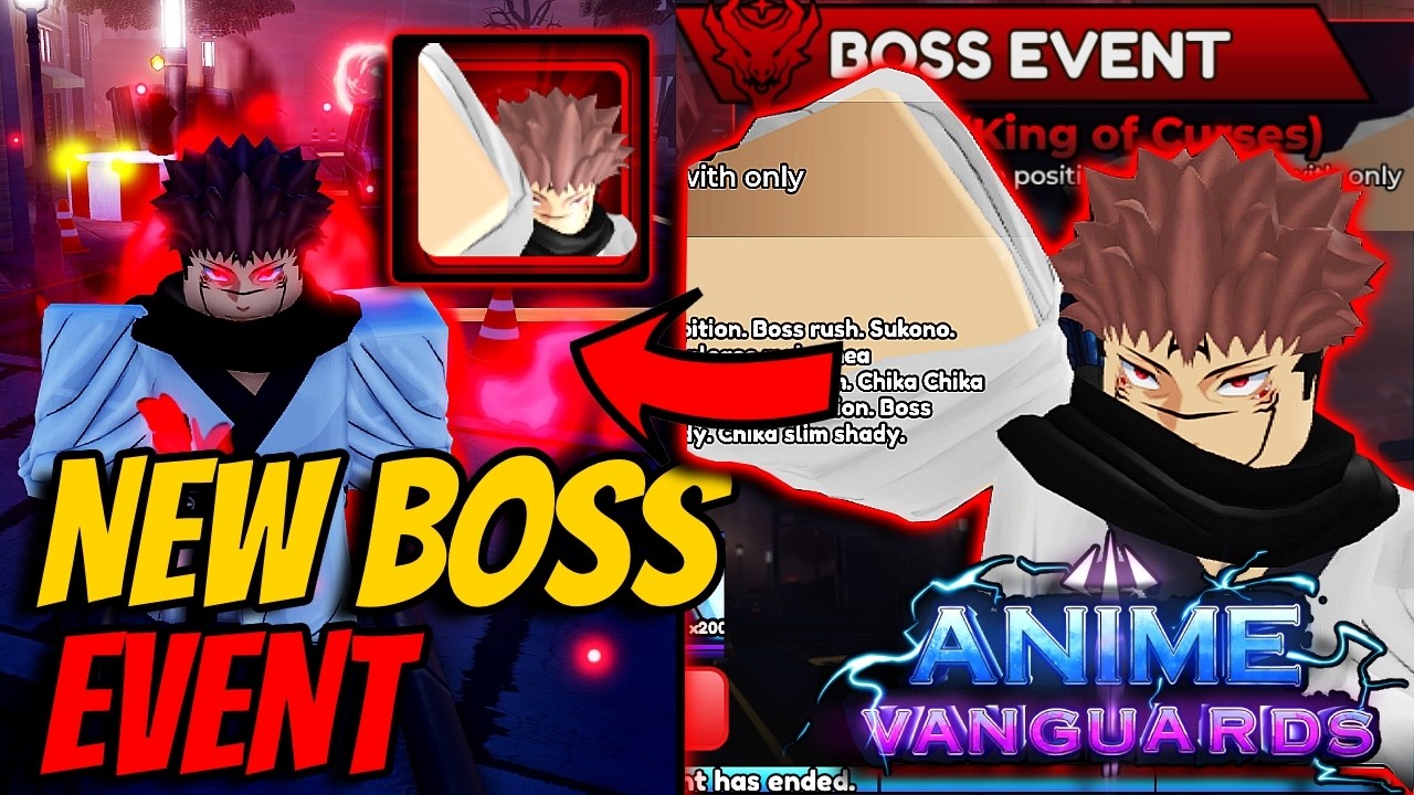 *NEW* Sukuna Boss Event In Anime Vanguards Halloween Event LEAK!! - YouTube