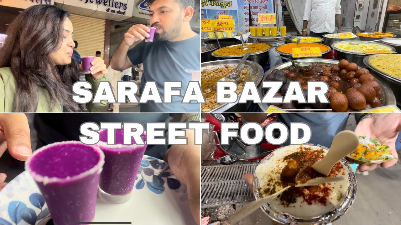 Sarafa Bazar Indore | Famous Night Street Food Market | #sarafabazar # ...