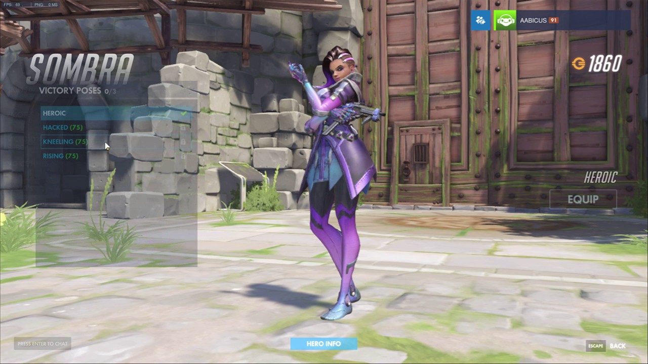 All Sombra Skins, Voicelines, Emotes, Sprays, Victory Poses, Highlight ...