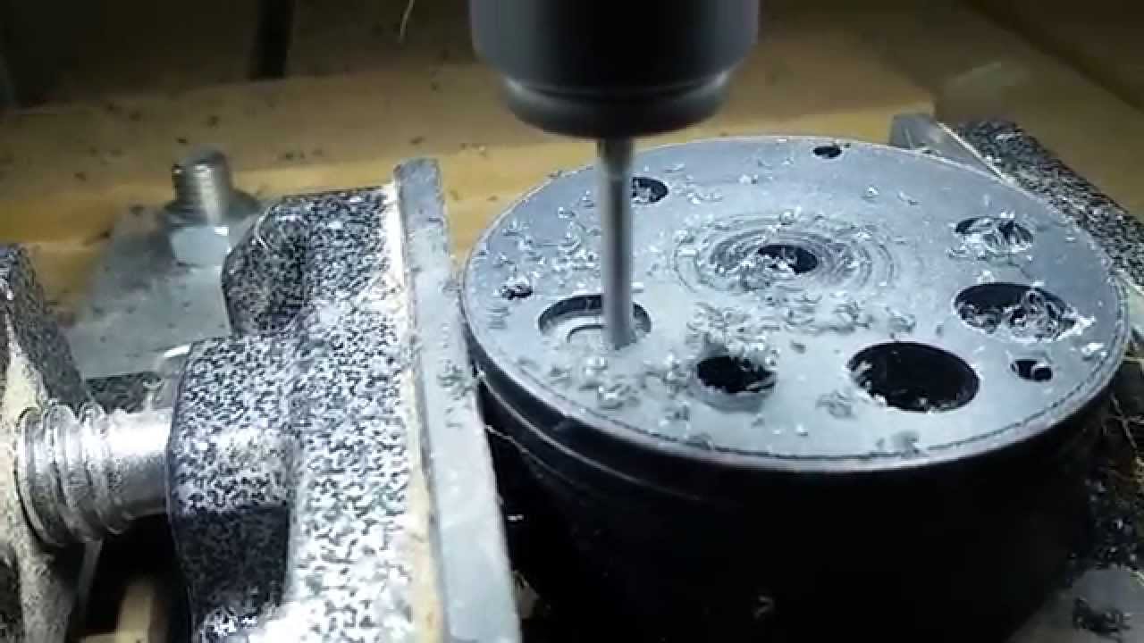 homemade CNC milling nylon - YouTube