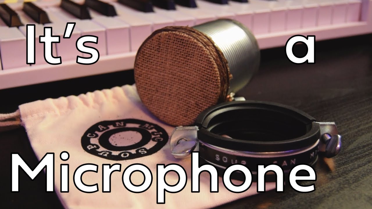 Using a Can As a Mic - The Soup Can Mic - YouTube