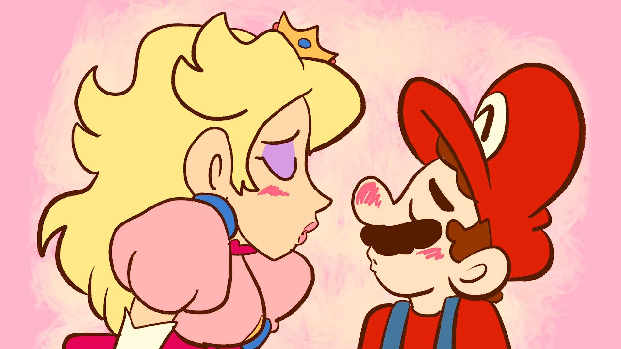Marios First Kiss Peach X Mario Super Mario Bros Comic Dub Comp Youtube