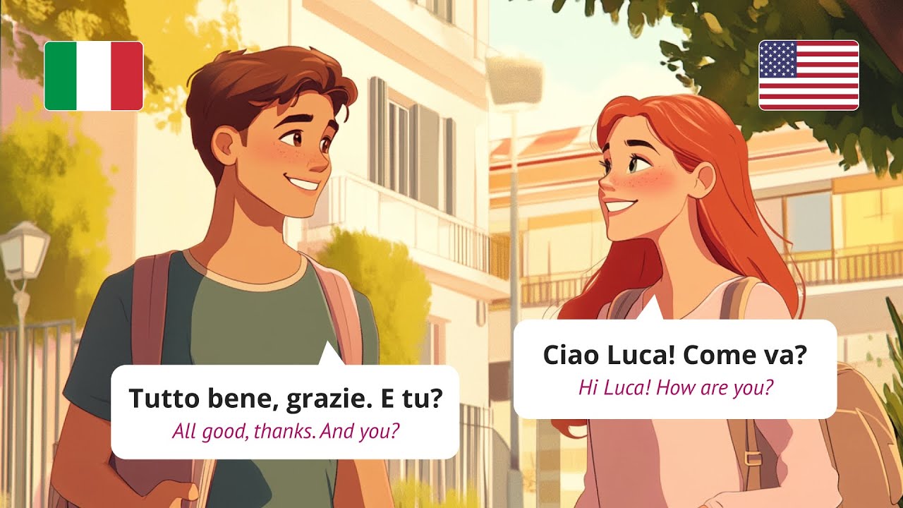 Learn Italian Through Real Conversations! 🇮🇹 | 4 Essential Italian ...