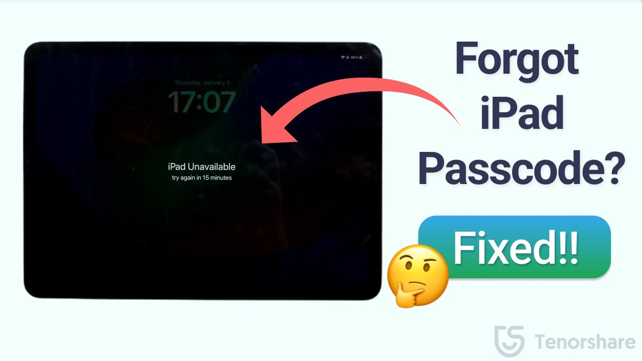 Forgot iPad Passcode? How to Unlock Unavailable iPad | Reset iPad if Forgot Passcode 2023 - YouTube