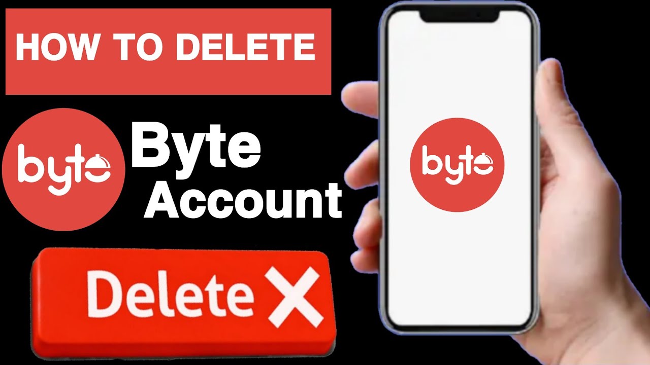 How to delete byte account||Byte account delete kaise kare||Delete byte account||Unique Tech 55 ...