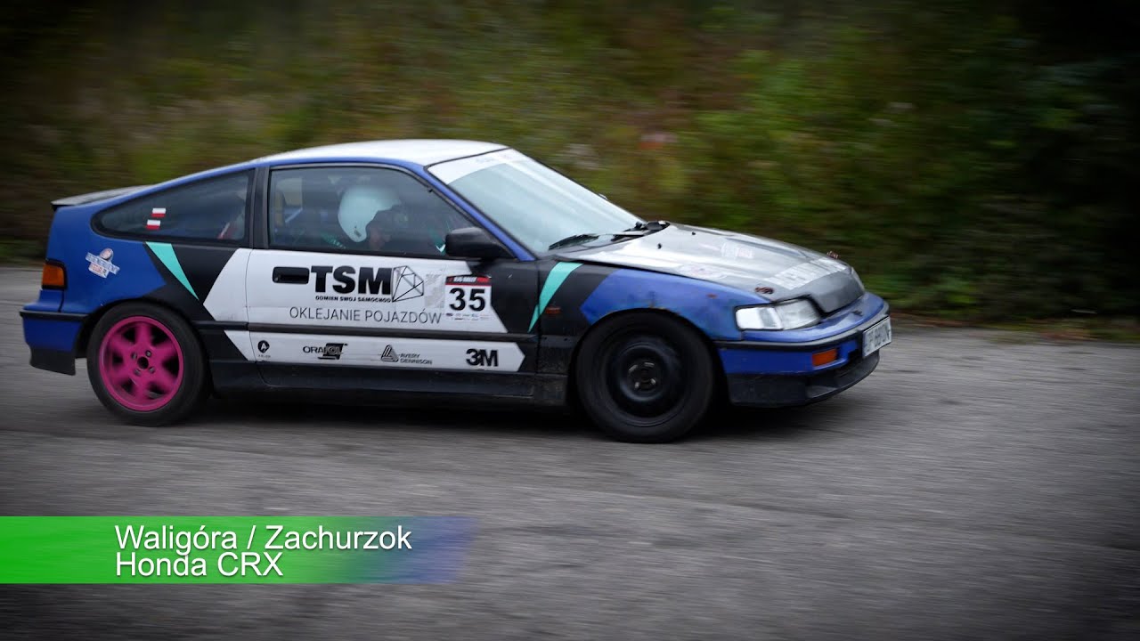 Waligóra / Zachurzok - Honda CRX | 7 KJS Rally Park 2023 - YouTube