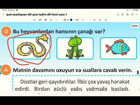 1-ci sinif. Azərbaycan dili. 1-ci hissə. Səh: 75, 76, 77