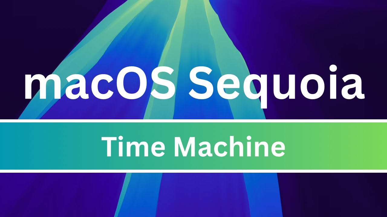 How to Set Up Time Machine on an External Solid State Drive macOS ...