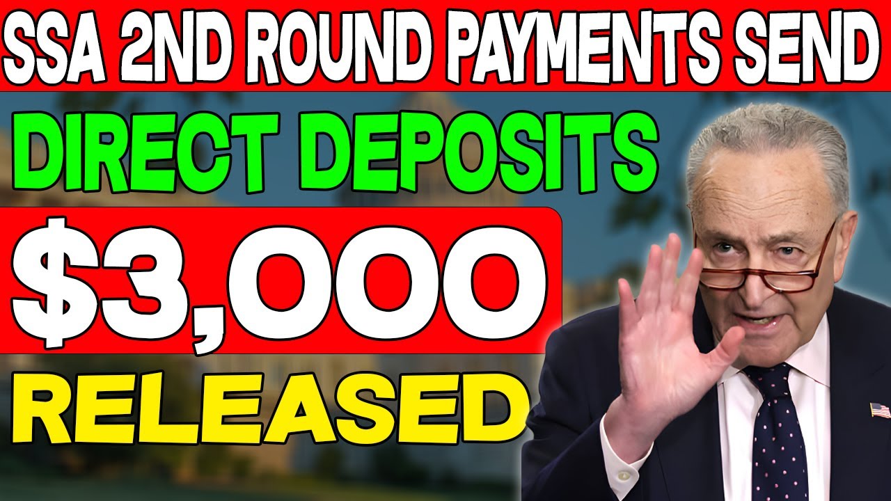 SSA Transfers The Payments! 2nd Round of $3,000 Direct Deposits For ...