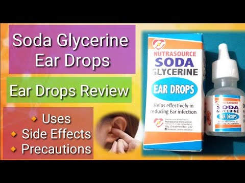 Excessive Ear Wax Removal | Soda Glycerine Ear Drop Review | Uses, Side ...