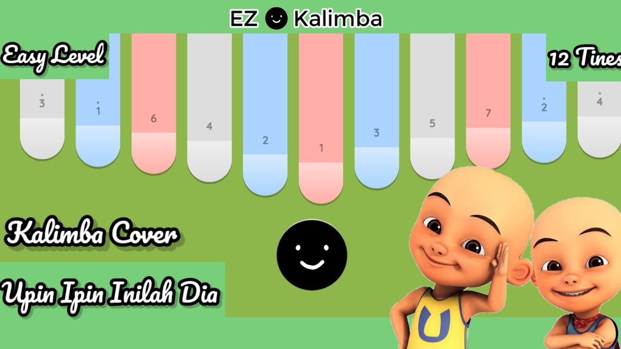 Kalimba Upin Ipin Inilah Dia Easy Level With Tabs - YouTube