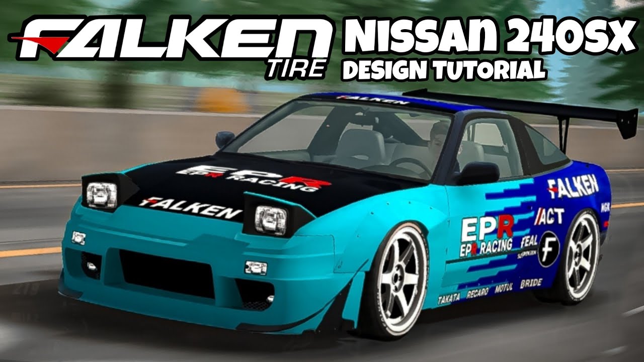 Falken Nissan 240SX Design | Car Parking Multiplayer - YouTube