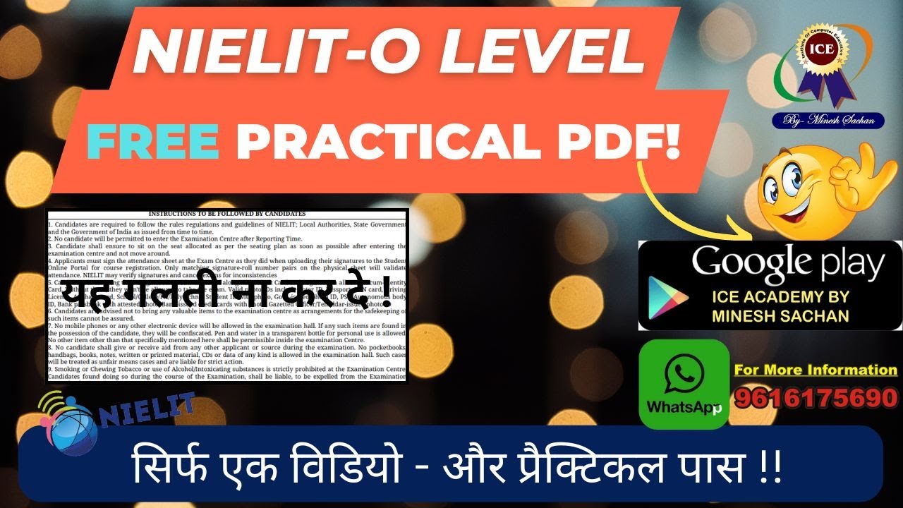 O Level Practical Questionso Level Practical Papero Level Practice Set Youtube