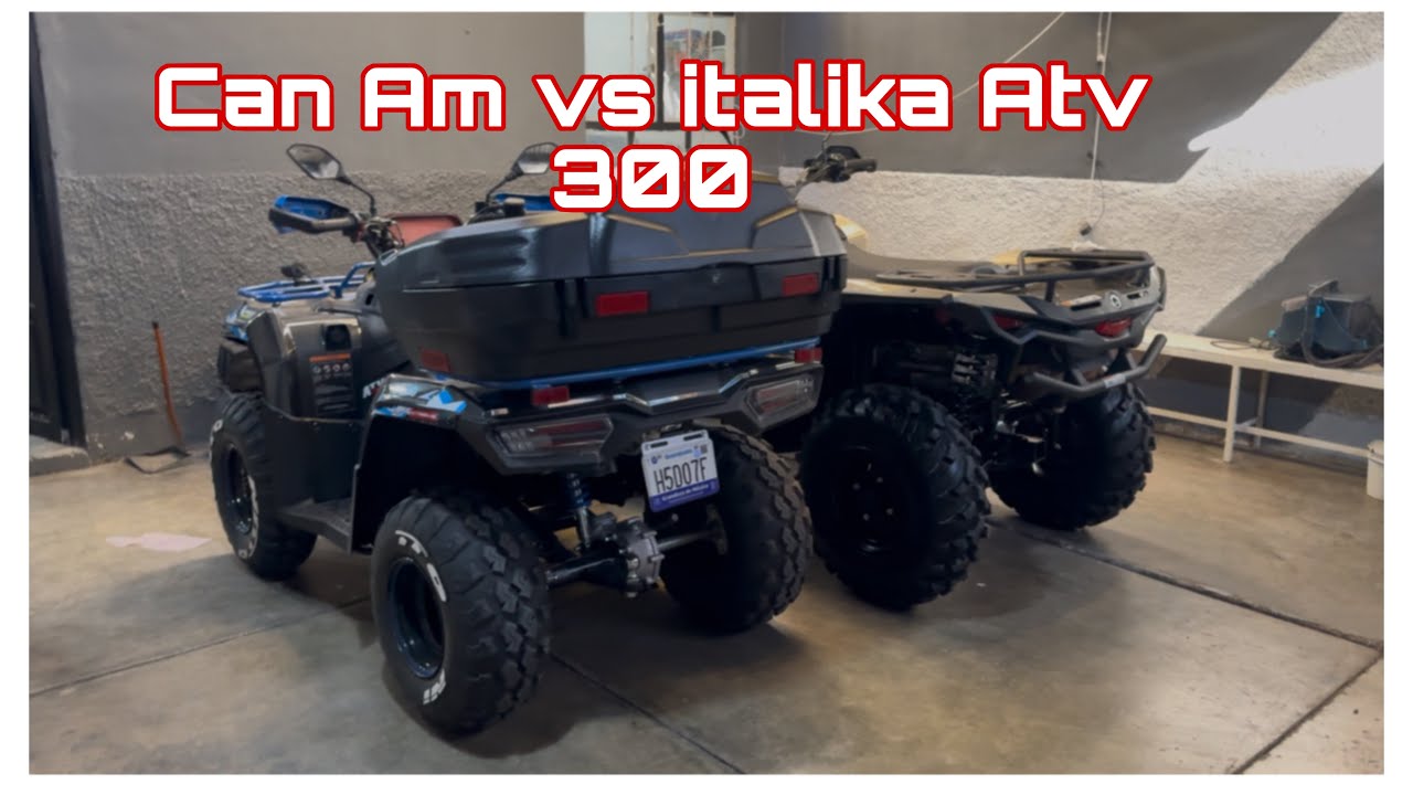Can Am vs italika Atv 300 - YouTube